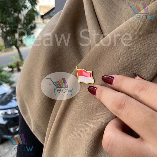 Jual PIN BROS BENDERA INDONESIA Aksesoris HUT RI Dirgahayu 17 Agustus ...