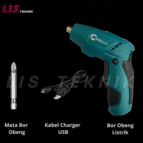 Jual Mesin Bor Obeng Mini Elektrik Mailtank sh370 Cordless Screwdriver ...