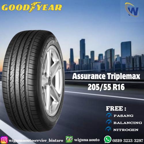 Jual Ban Mobil Goodyear Assurance Triplemax 205 55 16 untuk Mazda ...