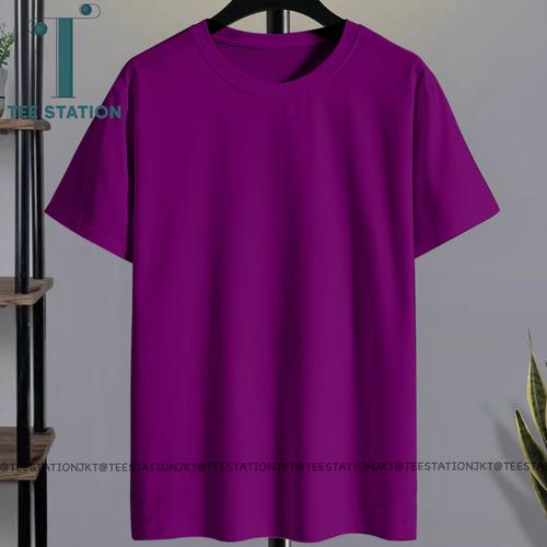 Jual Kaos Polos Violet Ungu Terong Fashion Wanita Pria Cowok Cewek ...