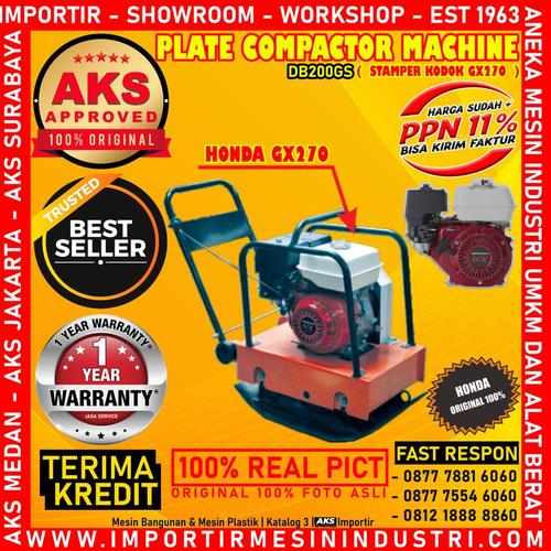 Jual Mesin Compactor Stamper Pemadat Tanah Plate terbaik AKS - DB200GS ...