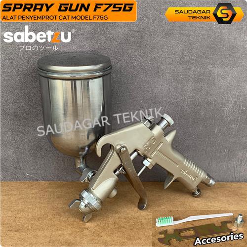 Jual Spray Gun F75 Sabetzu Alat Semprot Cat Mesin Kompresor Angin F 75 ...