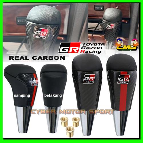 Jual shiftknob carbon Toyota GR Gazoo racing universal manual matic ...