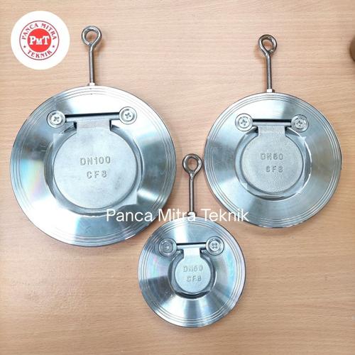 Jual 4" inch Wafer Check Single Door Stainless SS304 / Wafer Check CF8M ...
