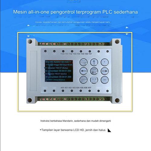 Jual PLC dual axis stepper servo motor controller 8 in 8 out simple mirip Zelio Zen Mitsubishi ...