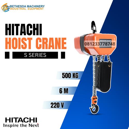 Jual Chain Hoist Hitachi 500 Kg Panjang 6 M 220 V Elektrik Crane - Kota ...