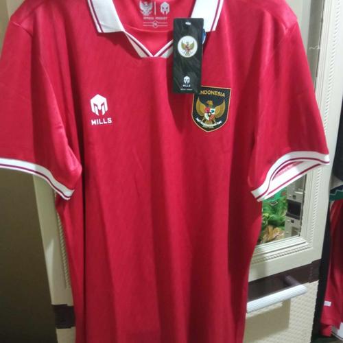 Jual Jersey Timnas Indonesia Mills Player Issue Original - Merah, S ...
