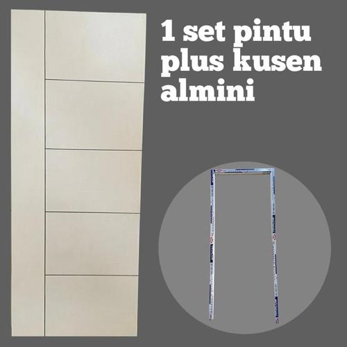 Jual ** Satu Set Pintu Plus Kusen Aluminium | Pintu Plus Kusen | Pintu ...