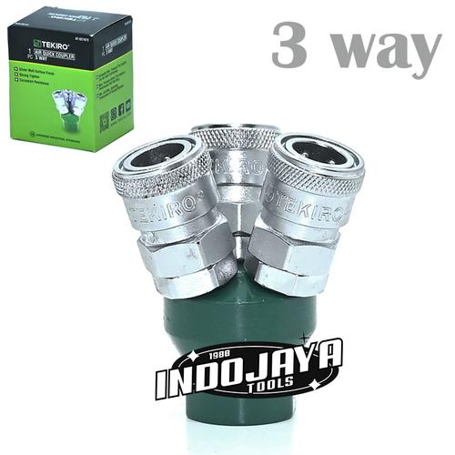 Jual Air Quick Coupler 3 Way - Coupler Coupling Cabang 3 Tiga tuk ...