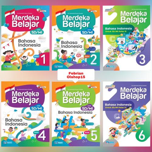 Jual BUKU MERDEKA BELAJAR BAHASA INDONESIA SD/MI KELAS 1 2 3 4 5 6 KURIKULUM MERDEKA MASMEDIA ...