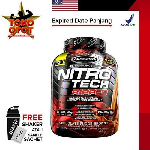 Jual Nitrotech Ripped 4 lbs Nitro Tech Ripped 4lbs MuscleTech Muscle ...