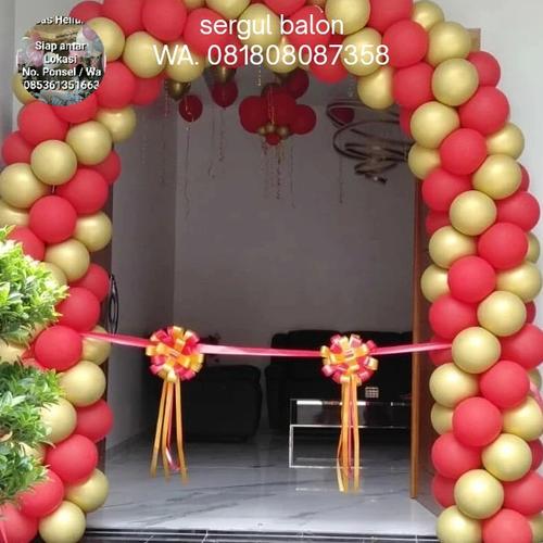 Jual gapura balon / gate balon grand opening / soft opening / open ...