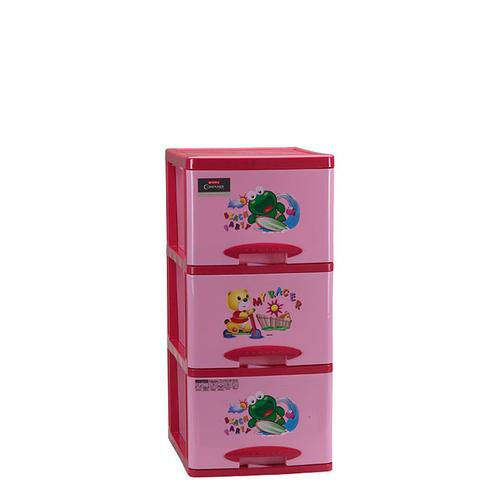 Jual Lion Star Lemari Laci Plastik XC-33 Centro Container 3 Stacks (KD ...