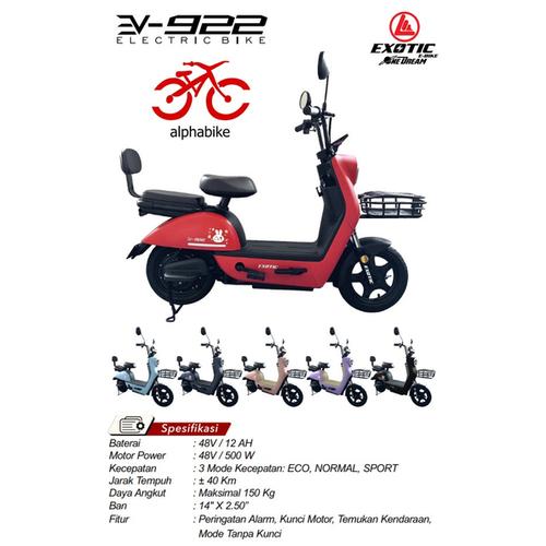 Jual SEPEDA LISTRIK PACIFIC EV-922 E-BIKE EBIKE EV922 - PURPLE - Kab ...