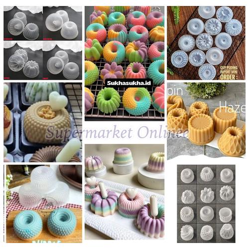 Jual Cetakan Puding Mini Plastik 7cm 100ml Loyang Agar Ager Jelly ...