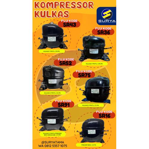 Jual Compressor Kulkas Fuji Kobe/Kompresor Kulkas/Freezer/Chiller ...