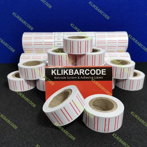 Jual Kertas Label Harga / Price Label Roll Joyko 1 Baris Warna Putih LB ...