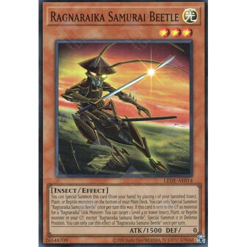 Jual Ragnaraika Samurai Beetle | Rarity | Yugioh AE LEDE-AE014 - SUPER ...