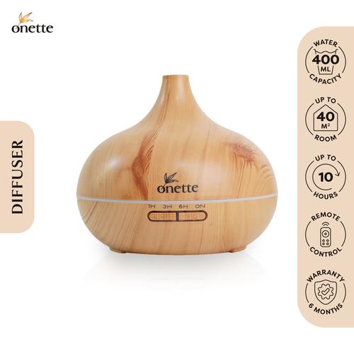 Jual Onette Aromatherapy Diffuser Wooden - Capacity 400 ml | Diffuser ...