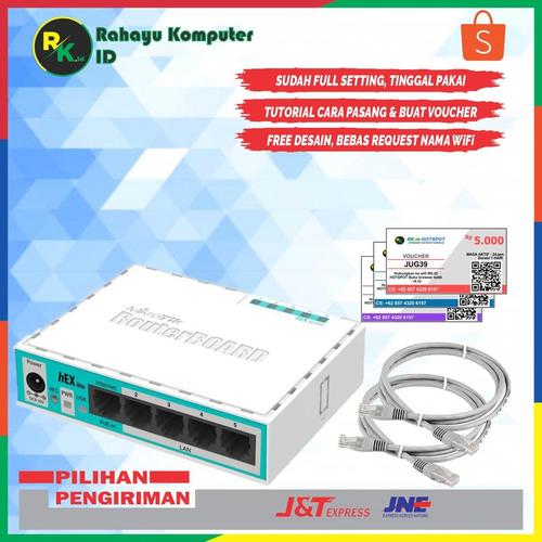 Jual Mikrotik Rb750r2 / Rb750 r2 Alat Usaha Wifi Hotspot Sistem Voucher ...