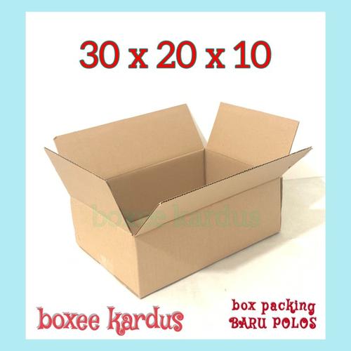 Jual kotak karton kardus box packing BARU uk. 30x20x10 DOUBLEWALL ...