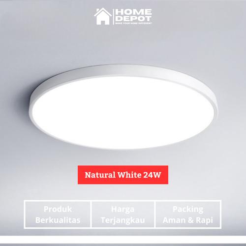 Jual Lampu Plafon Rumah LED Minimalis Bulat Ceiling Light Natural White ...