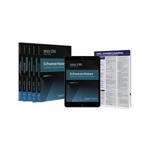 Jual 2025 CFA Schweser Notes Level 1 Complete 1 - 4 + Quicksheet Level ...