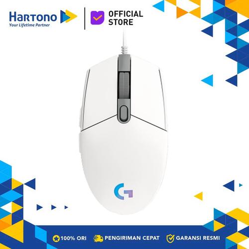 Jual Logitech G102 V2 LIGHTSYNC RGB 6 Button Gaming Mouse White 910-005803_SC - Kota Surabaya ...