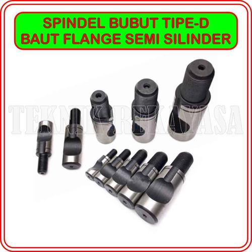 Jual SPINDEL CHUCK BUBUT TIPE D / BAUT FLANGE SEMI SILIDER / BAUT ...