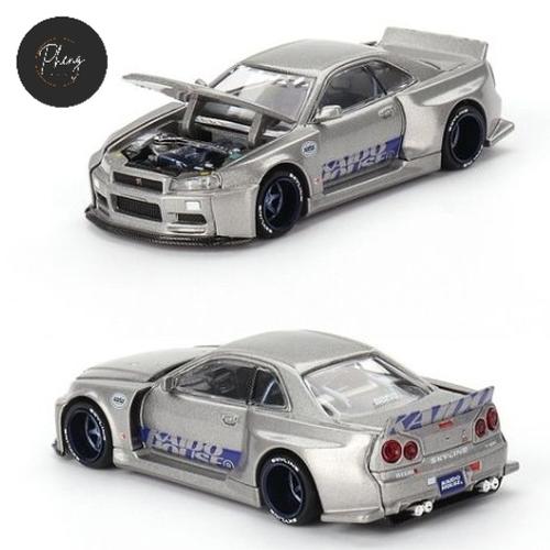 Jual KHMG143 - Nissan Skyline GT-R (R34) Kaido Works Shinjuku V1MiniGt ...