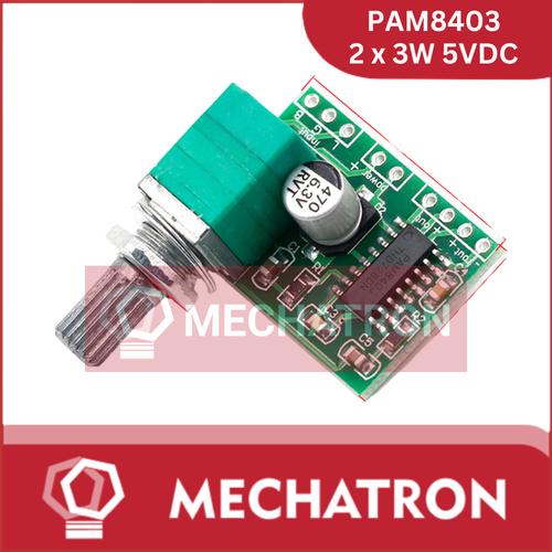 Jual PAM8403 Mini 5V 2x3W 2.0 Digital Amplifier Board Stereo Hifi Audio ...