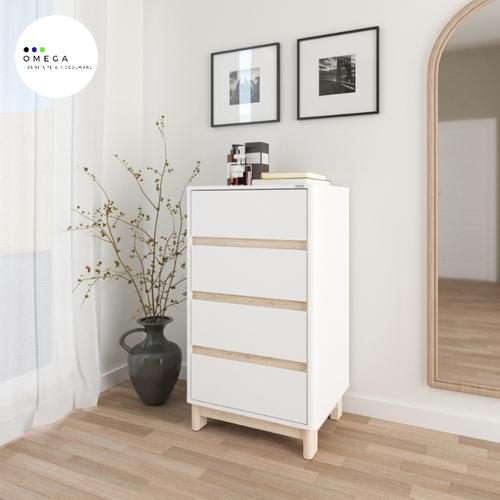 Jual CREATIV Chest Drawer Cabinet Lemari Laci Kayu 4 Susun Minimalis ...