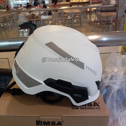 Jual Helm Safety Climbing MSA H1 Trivent Original 100% Putih - Safety ...
