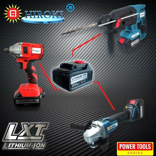 Jual HIROKI Bor Cordless Impact Wrench as 330Nm 21 volt L.XT kunci roda ...