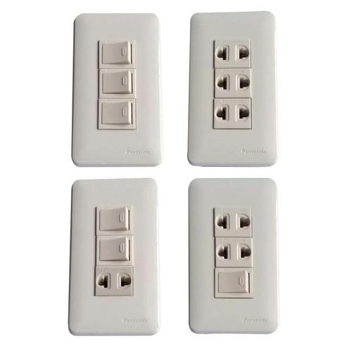 Jual PANASONIC Saklar Stop Kontak WNJ Series Model Lama 1 / 2 / 3 ...