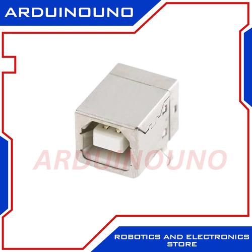 Jual USB type B L tipe tekuk soket Female Soket Printer 4p Type for ...