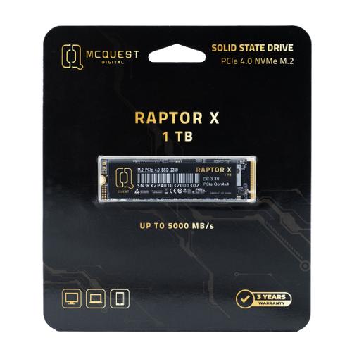 Jual MCQuest Digital Raptor-X NVME 1TB M.2 NVMe PCIe Gen 4x4 SSD INTERNAL - Jakarta Utara - TOKO ...