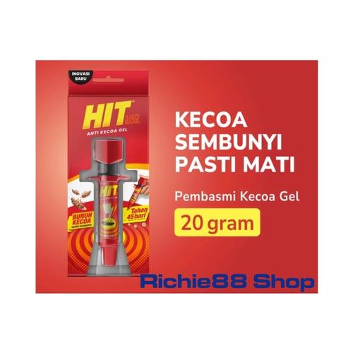 Jual Hit Anti Kecoa Gel Efektif Basmi Kecoa Gel Tahan 45 Hari - 20 Gr ...