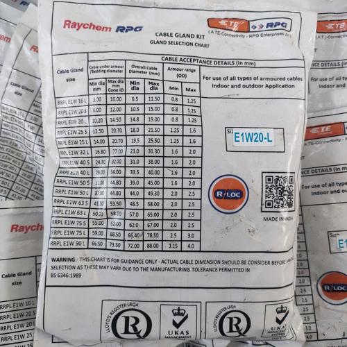 Jual Cable Gland Raychem RPG E1W20-L brass nickle platted - Kab ...