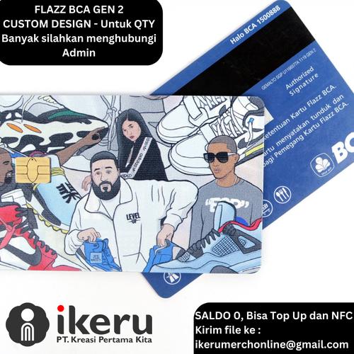 Jual Custom Kartu FLAZZ BCA Gen 2 Saldo 0 PRINT UV - 1 SISI - Jakarta Selatan - Ikeru ...