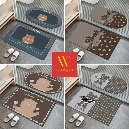 Jual Velvet Mat SET / Keset Lantai Kaki Bludru Anti Selip Pintu Kamar ...