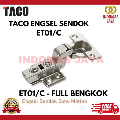 Jual TACO Engsel Sendok Slow Motion Hinge - ET 01/C - Full Bungkuk ...