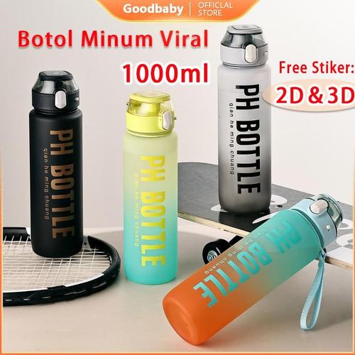 Jual Goodbaby | Botol Minum Sport 1000ML Free Stiker 2D+3D Botol ...