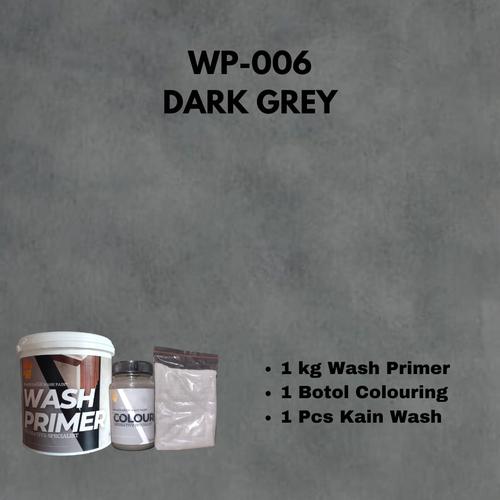 Jual Paket cement wash paint 6-8m | cat wash motif semen-dark grey ...