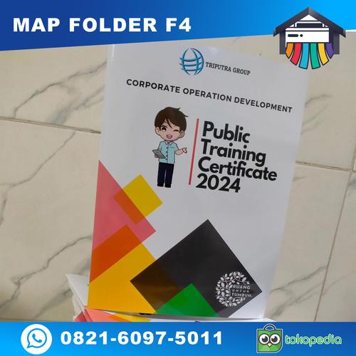 Jual Cetak Map Folder F4 Custom Full Color Laminasi doff/glossy - 300 PCS - Glossy, 400 ...