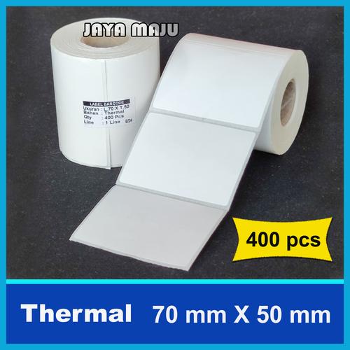 Jual LABEL BARCODE 70 X 50 MM KERTAS STICKER LABEL THERMAL 70x50 mm Isi ...