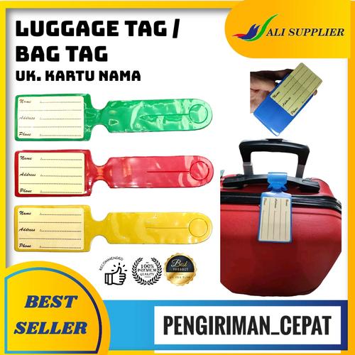 Jual LUGGAGE TAG / TANDA PENGENAL TAS / Name Tag MURAH / BAG ID / BAG ...