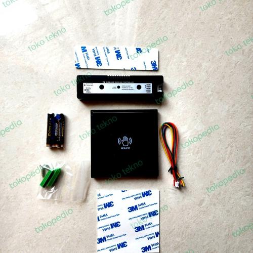 Jual Wireless No Touch Open Button Wave 1 Receiver 1 Button | Sensor ...