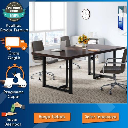 Jual Meja kerja kantor modern berbasis logam hitam - Kota Tangerang ...