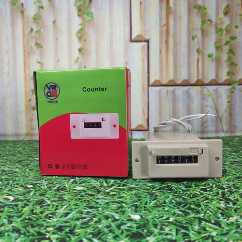 Jual counter timer analog 6 digit 220vac counter 6digit CSK6-YKW VORGE ...